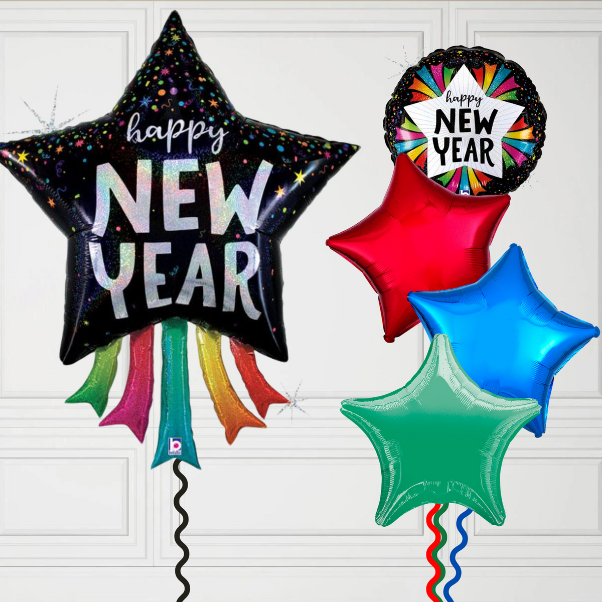 Large Star New Years Balloon Bundle – Fun 'n' Frolic and Berkshire Balloons