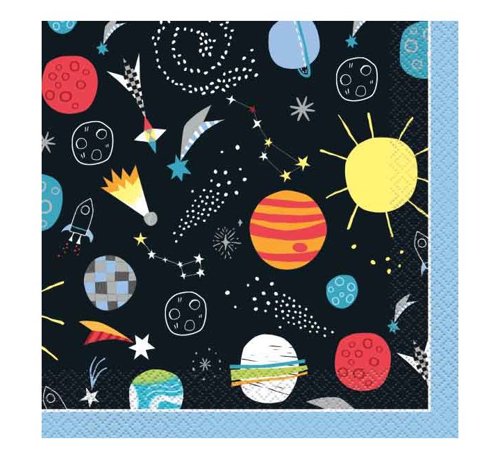 Outer Space Napkins – Fun 'n' Frolic and Berkshire Balloons