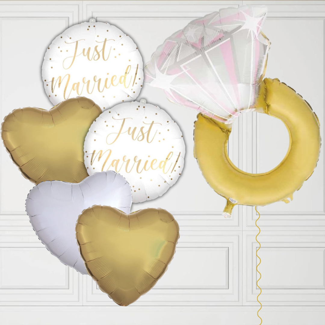 Just Married Balloon Bundle – Fun 'n' Frolic and Berkshire Balloons