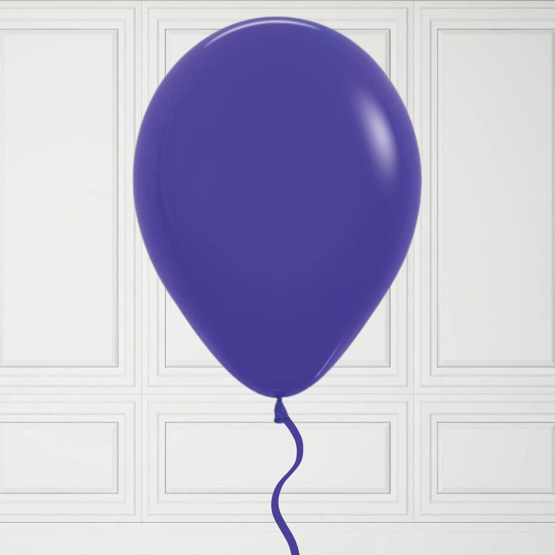 1 x 12" Purple Helium Inflated Latex Balloon – Fun 'n' Frolic and ...