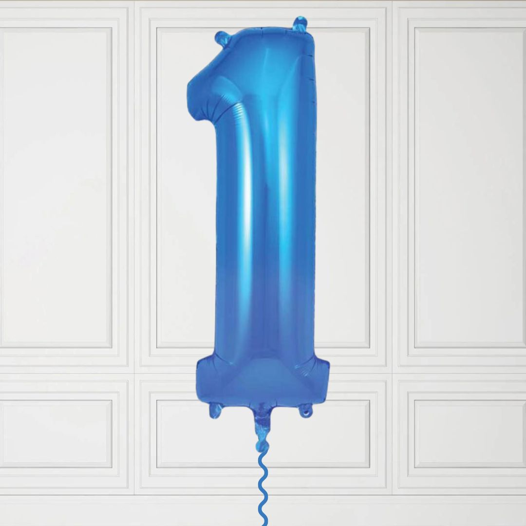 Large Blue Number 1 Balloon – Fun 'n' Frolic and Berkshire Balloons