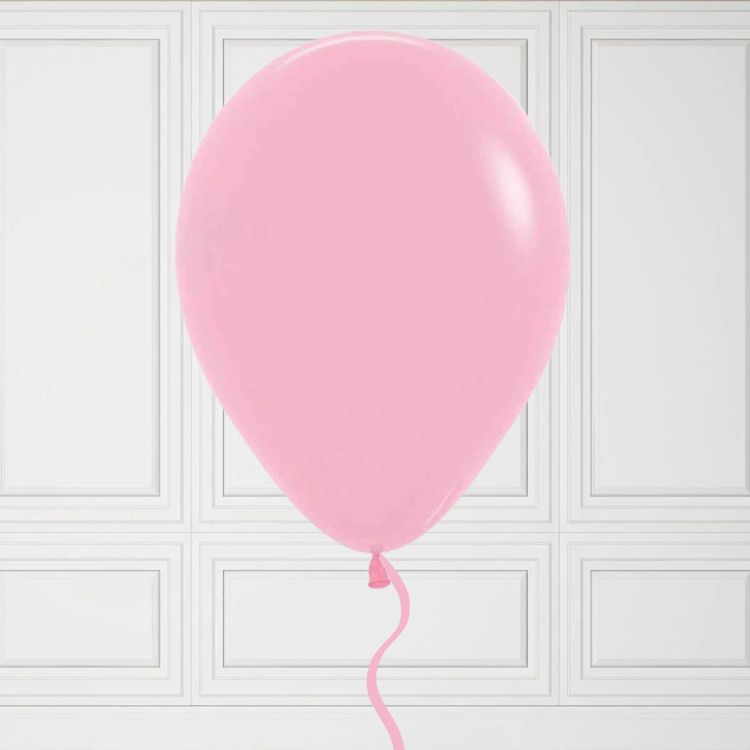 1 x 12" Light Pink Helium Inflated Latex Balloon – Fun 'n' Frolic and ...