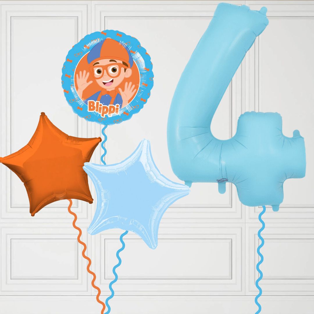 Any Age Blippi Number Bundle – Fun 'n' Frolic and Berkshire Balloons