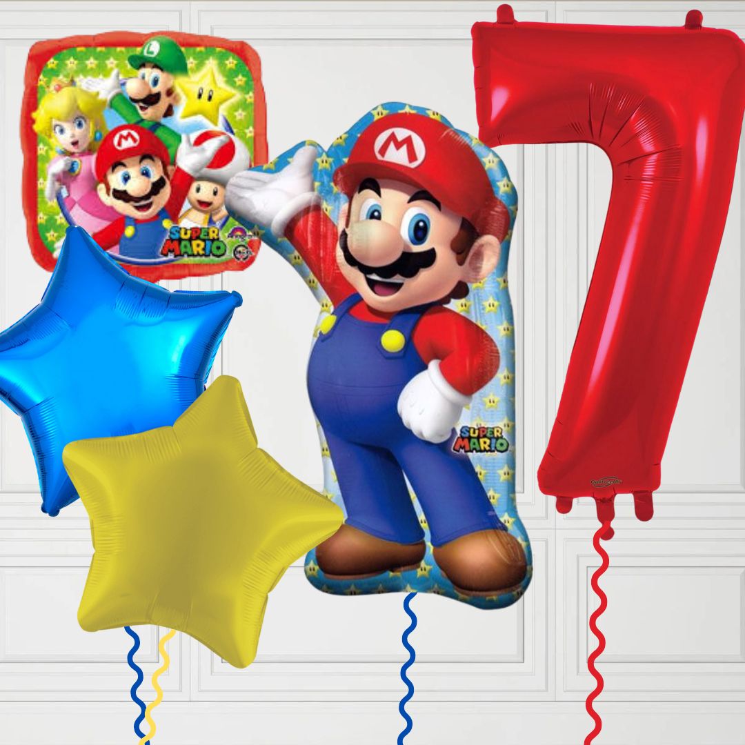 Any Age Mario Number Bundle – Fun 'n' Frolic and Berkshire Balloons