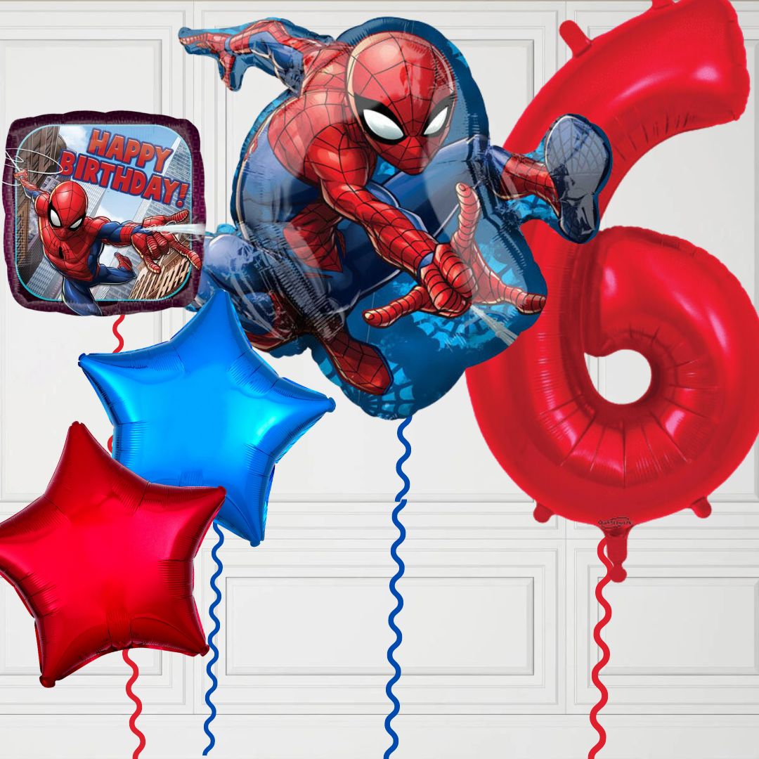 Any Age Spiderman Number Bundle – Fun 'n' Frolic and Berkshire Balloons