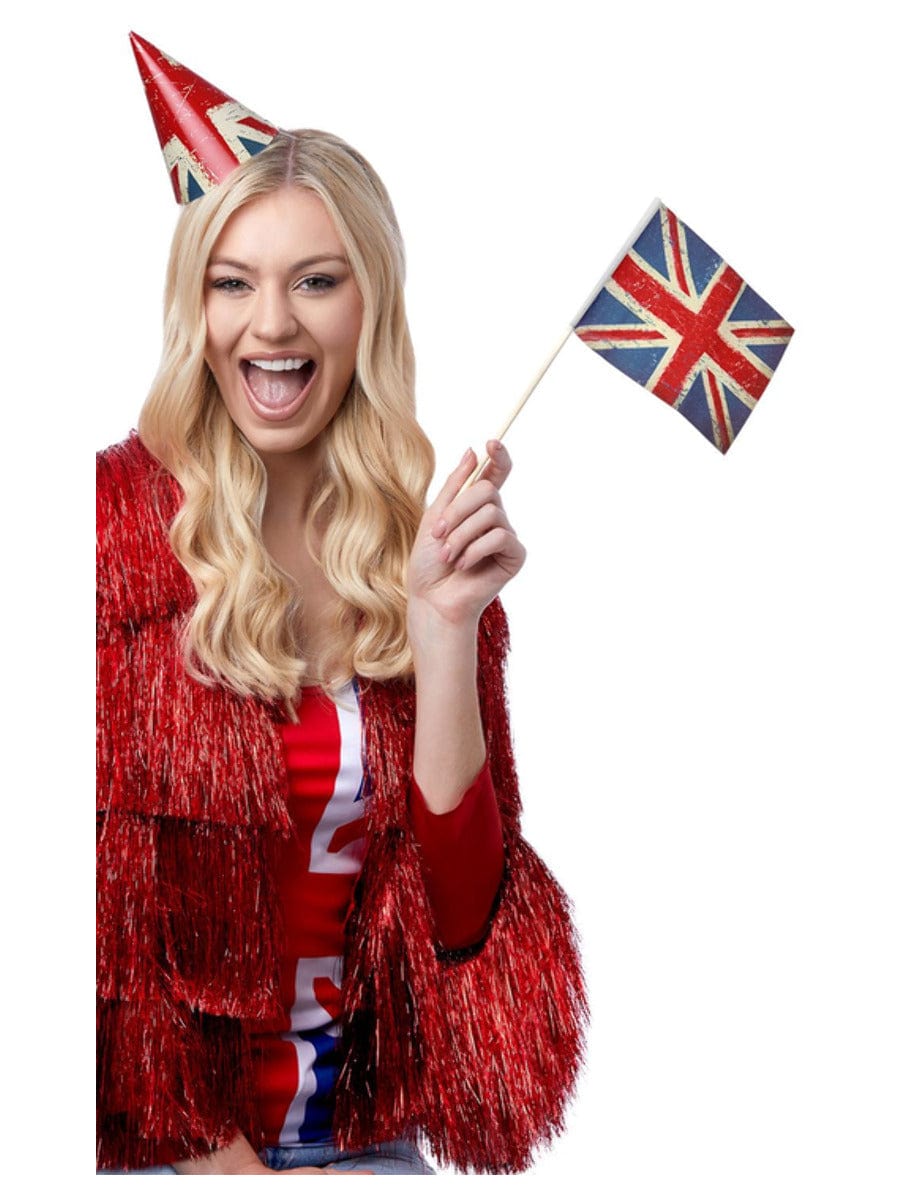 Union Jack Vintage Style Print Handheld Flags – Fun 'n' Frolic and ...